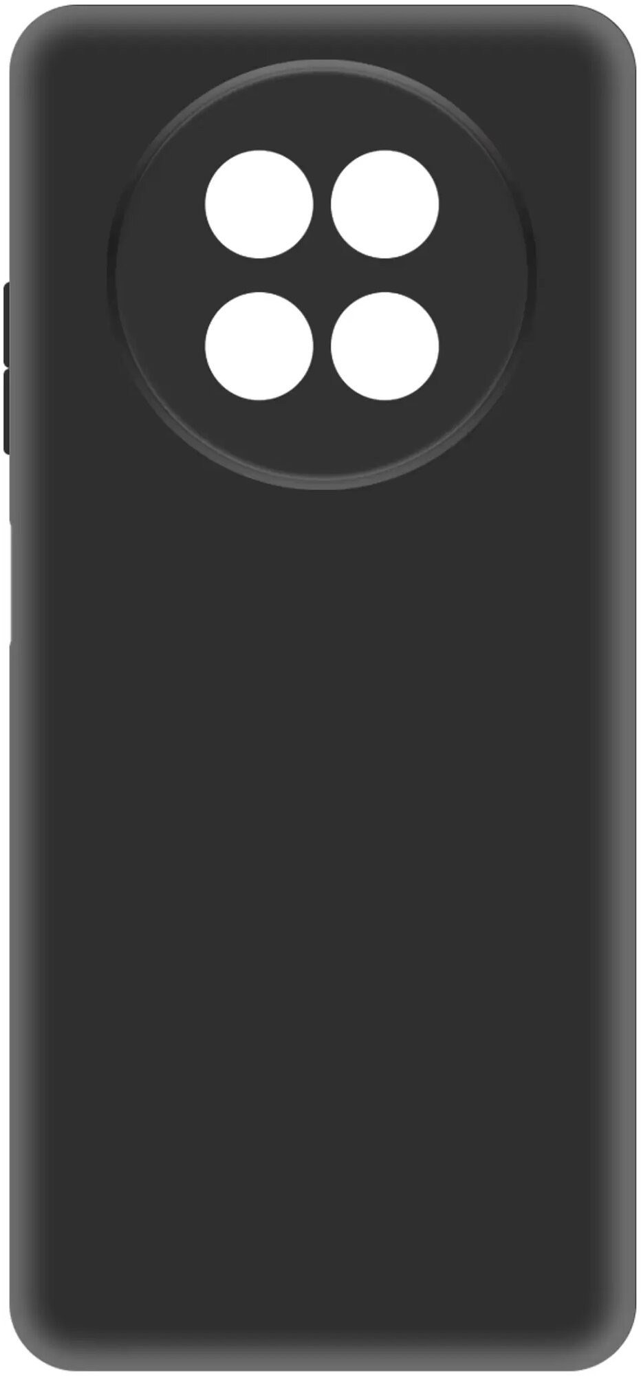 Клип-кейс KRUTOFF Clear Case для realme 13+ 5G черный (580193)