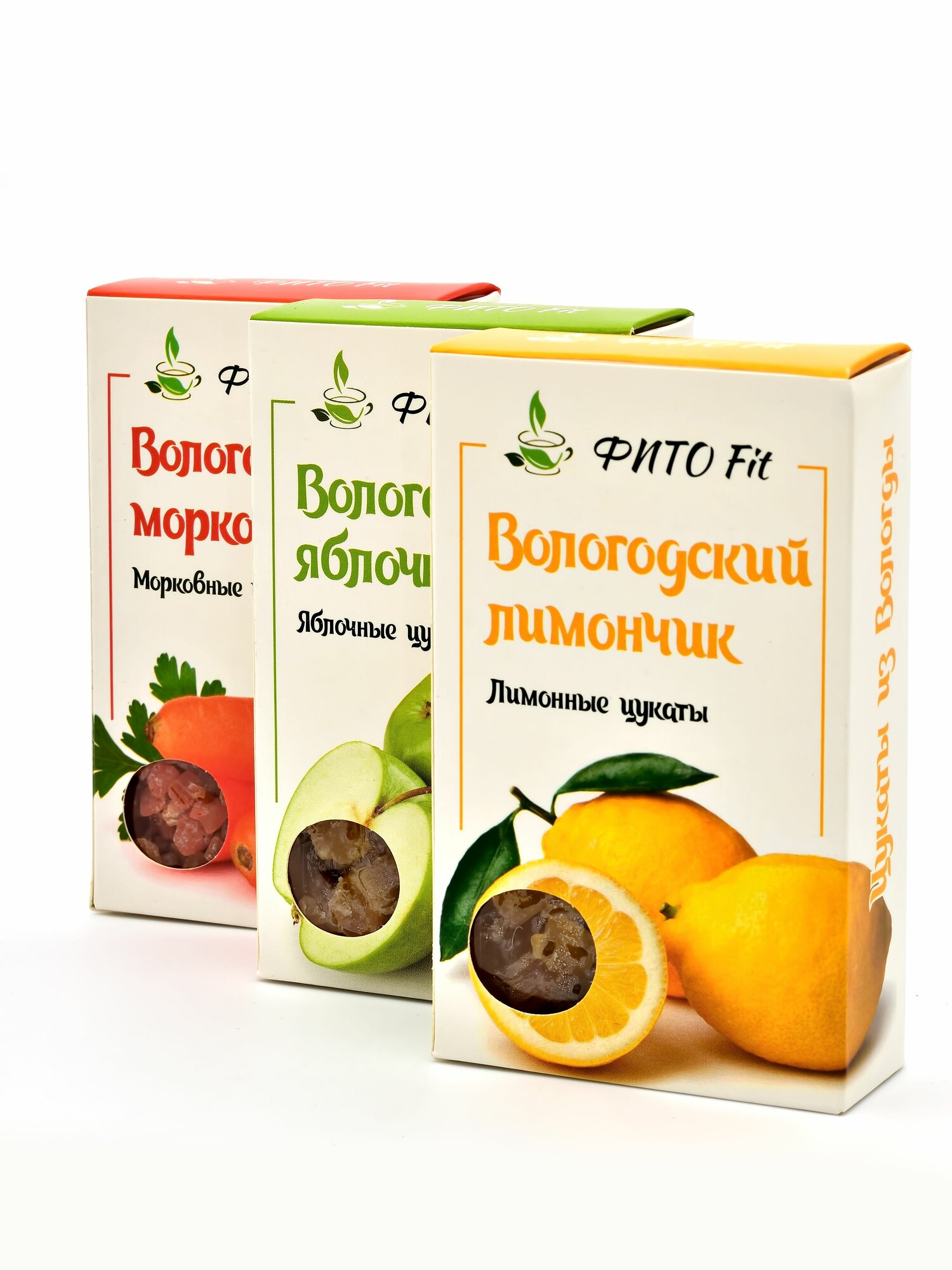 Цукаты мармеладные 3 шт. в ассортименте: лимончик, яблочко, морковка