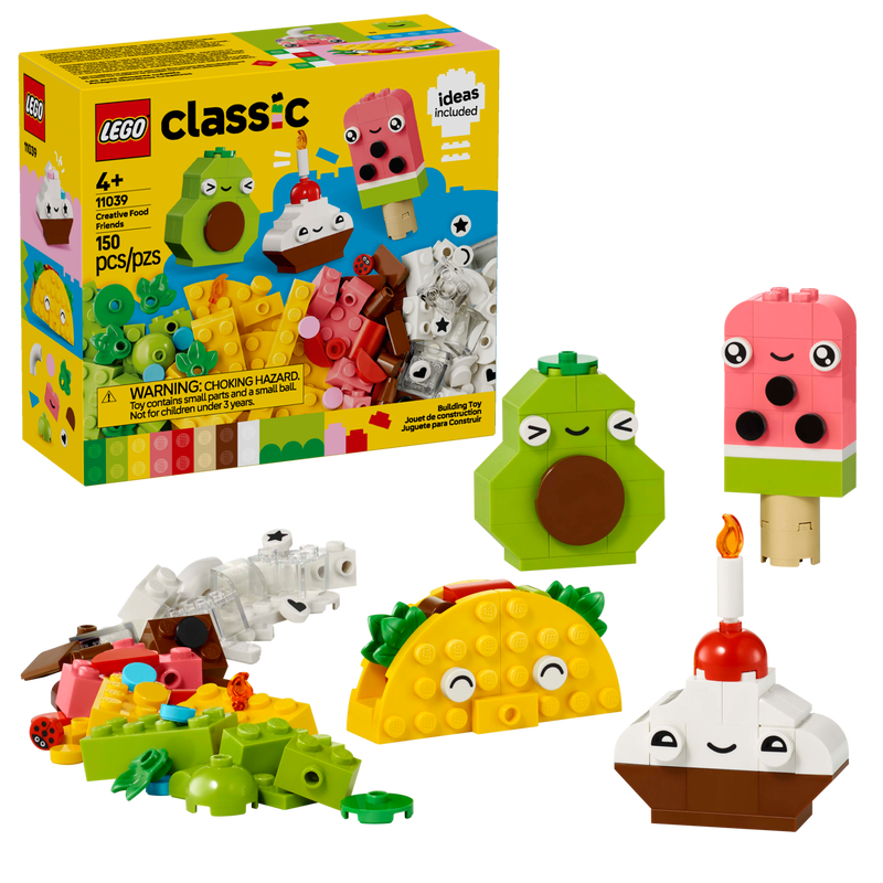 Конструктор LEGO Classic 11039 Вкусные кубики 150 деталей, для детей от 4 лет
