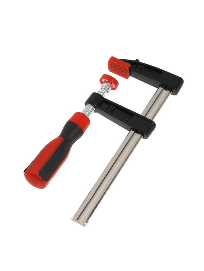 Струбцина F-образная усиленная тундра, тавровый профиль, 2К рукоятка, 150×50×200 мм