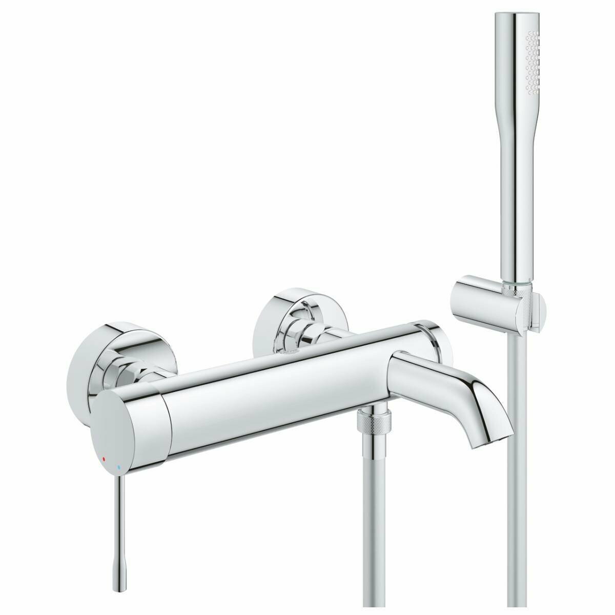 Смеситель для ванны с душем GROHE ESSENCE 33628001 (хром, L-19,3)
