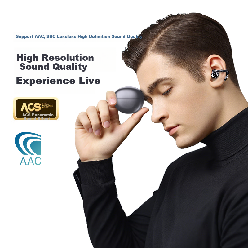 XIWXI (XIWXI) GT09 Bone Conduction Concept Wireless Open Ear Running Sports Headphones with Call Noise Reduction Hanging Ear Suitable for Huawei Apple Xiaomi