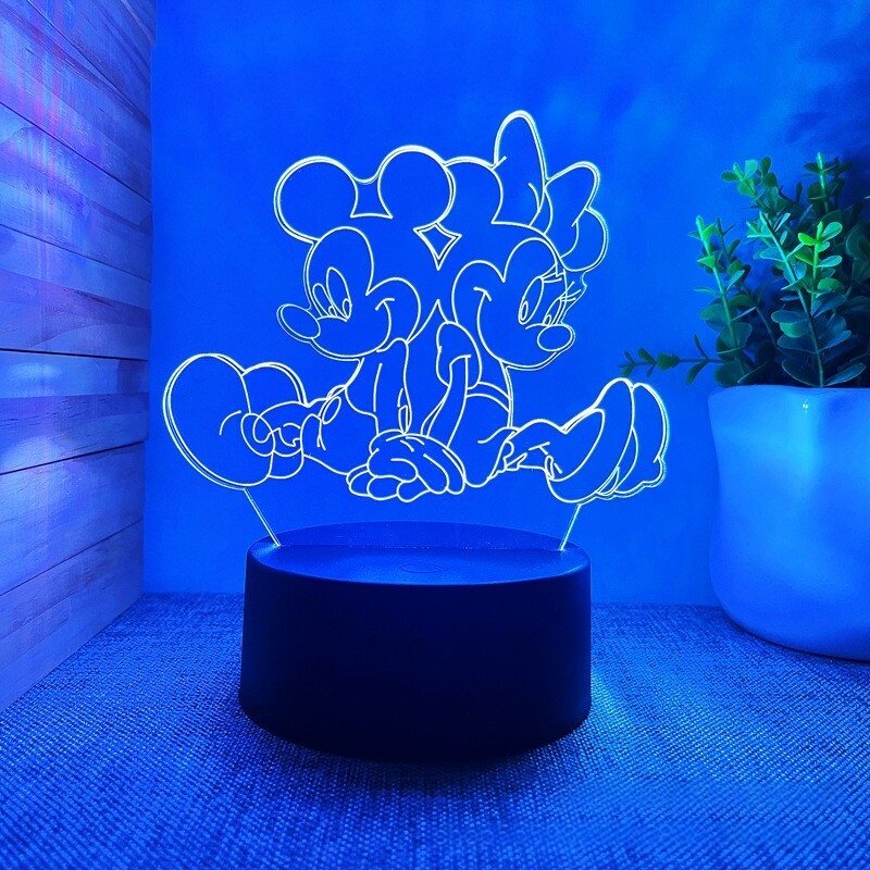 Ночник подарок Китти Mickey Mouse&Minnie Mouse