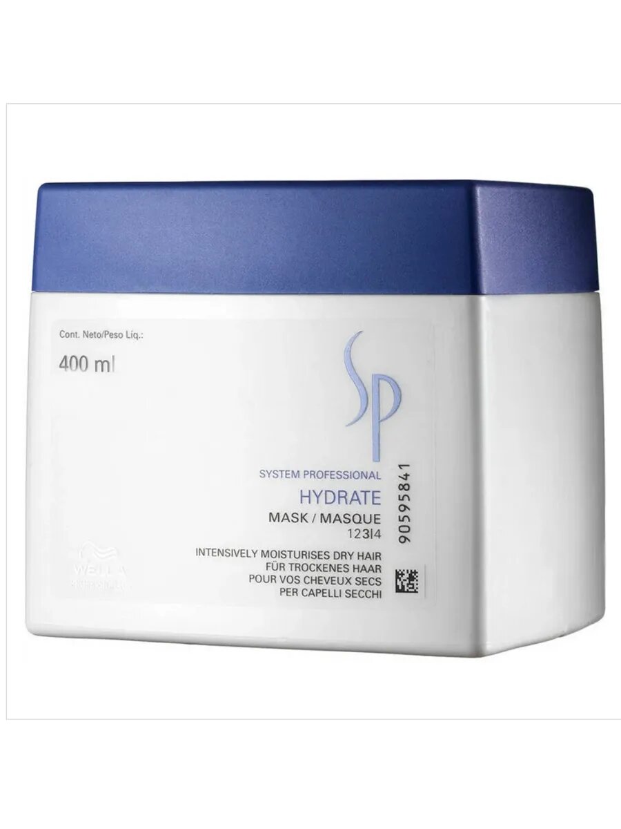 Маска для волос Wella Professionals "SP Hydrate", увлажняющая, для всех типов волос, 400мл