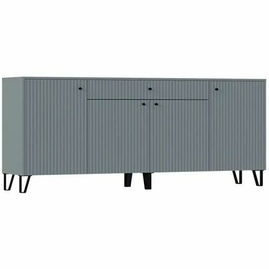 Комод Оливия металлические ручки Шарли Бриз/Сумеречный Голубой