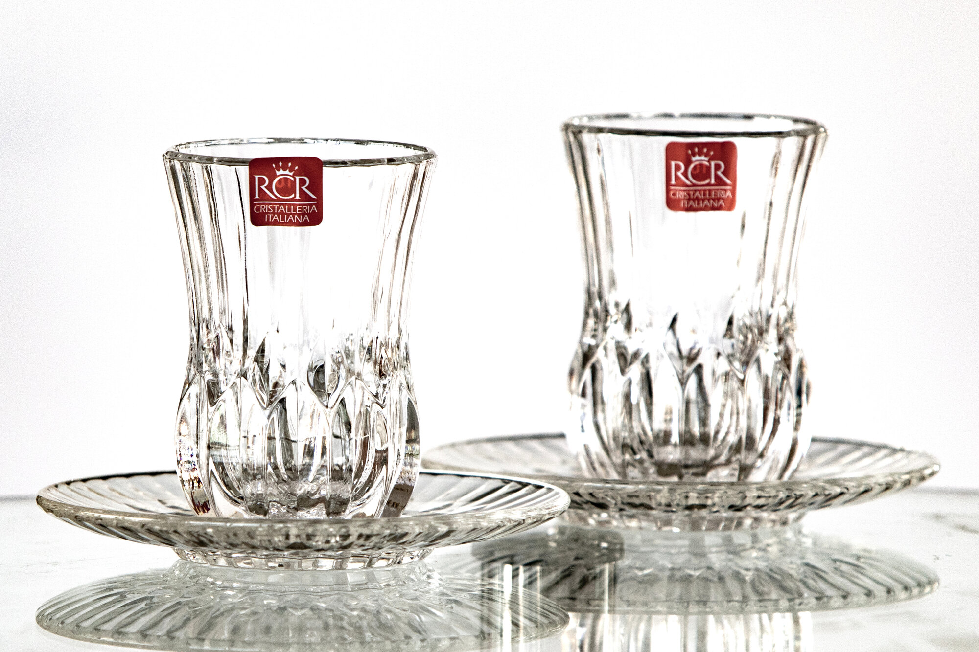 Армуды с блюдцами для чая "Адажио" 140 мл, 2 шт. RCR Италия