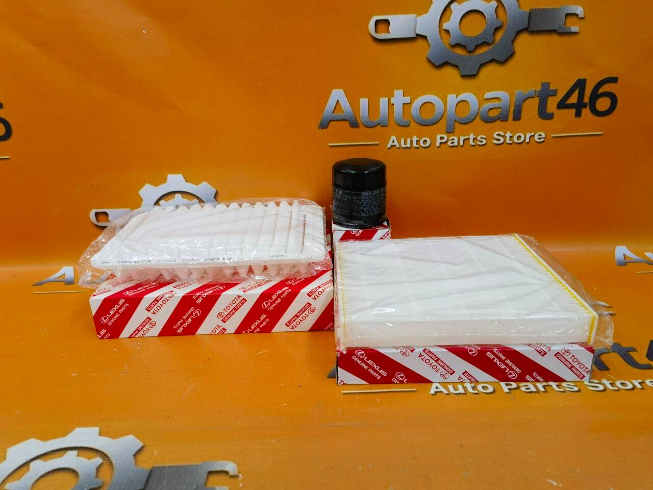 Комплект оригинальных фильтров для ТО 1,6 (масляный, воздушный, салонный) Тойота Авенсис, Королла, Камри, Карина, Ярис, Рав 4, Toyota Avensis, Corolla, Carina, Camry, Yaris, Rav 4