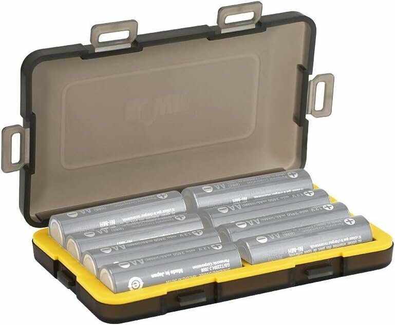 JJC Бокс для батареек, желтый, KBC-8AA YELLOW