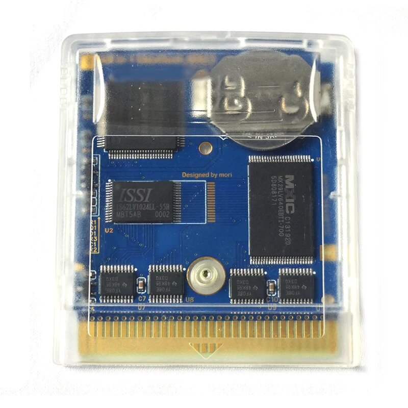 Многокарточная карта Gameboy MBC5 GBC 4-в-1 с поддержкой флэш-памяти ПЗУ 8 МБ и ОЗУ SRAM 128 ГБ
