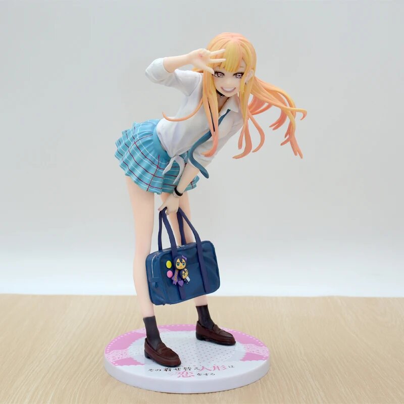 18 см My Dress-Up Darling Аниме Девушка Фигурка Марин Китагава Купальник Фигурка Китагава Марин Лиз Фигурка Модель Кукла Игрушка Подарок, Розовый, Унисекс