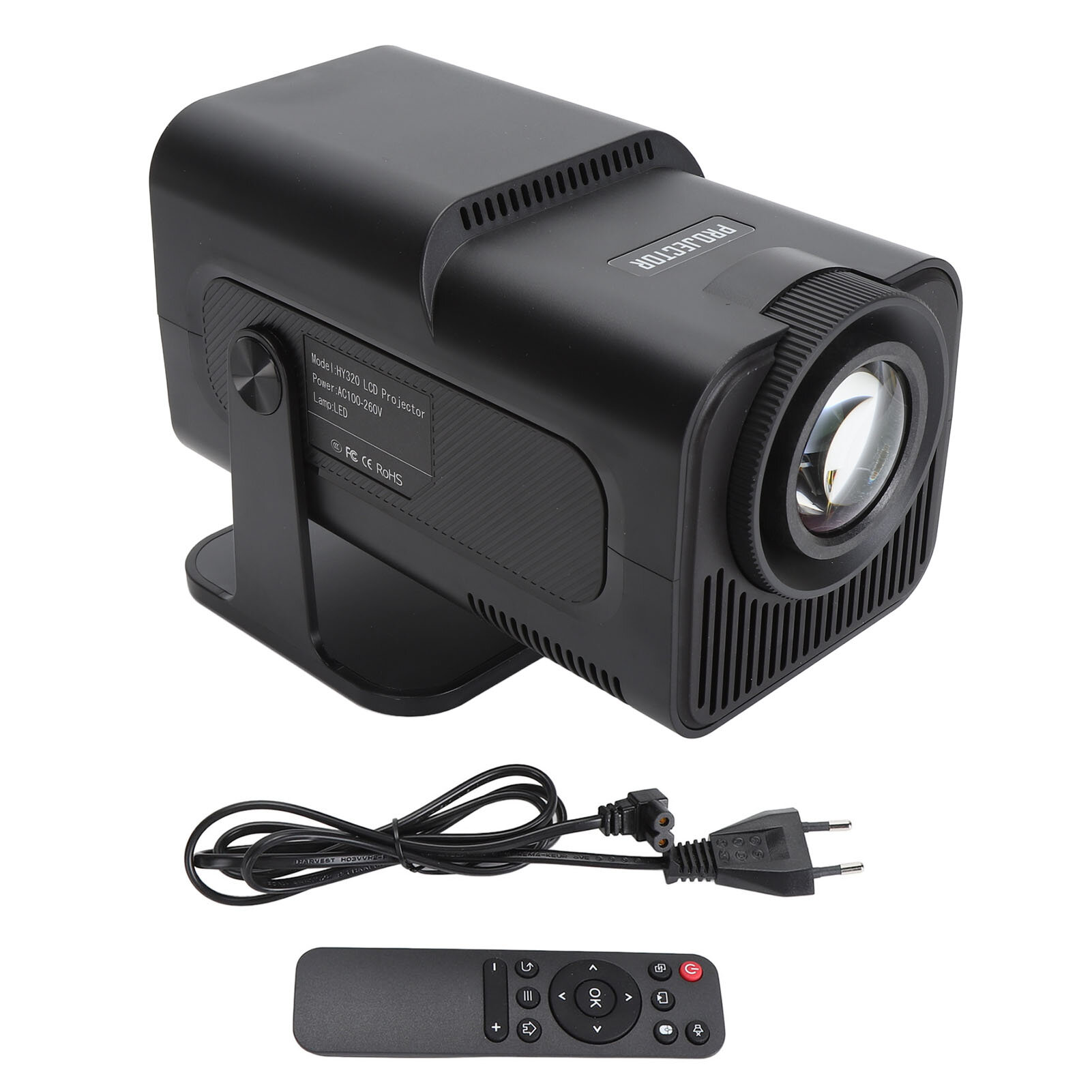 Мини-проектор 4K 10000lm, Wi-Fi 2.4G/5G, Bluetooth 5.0