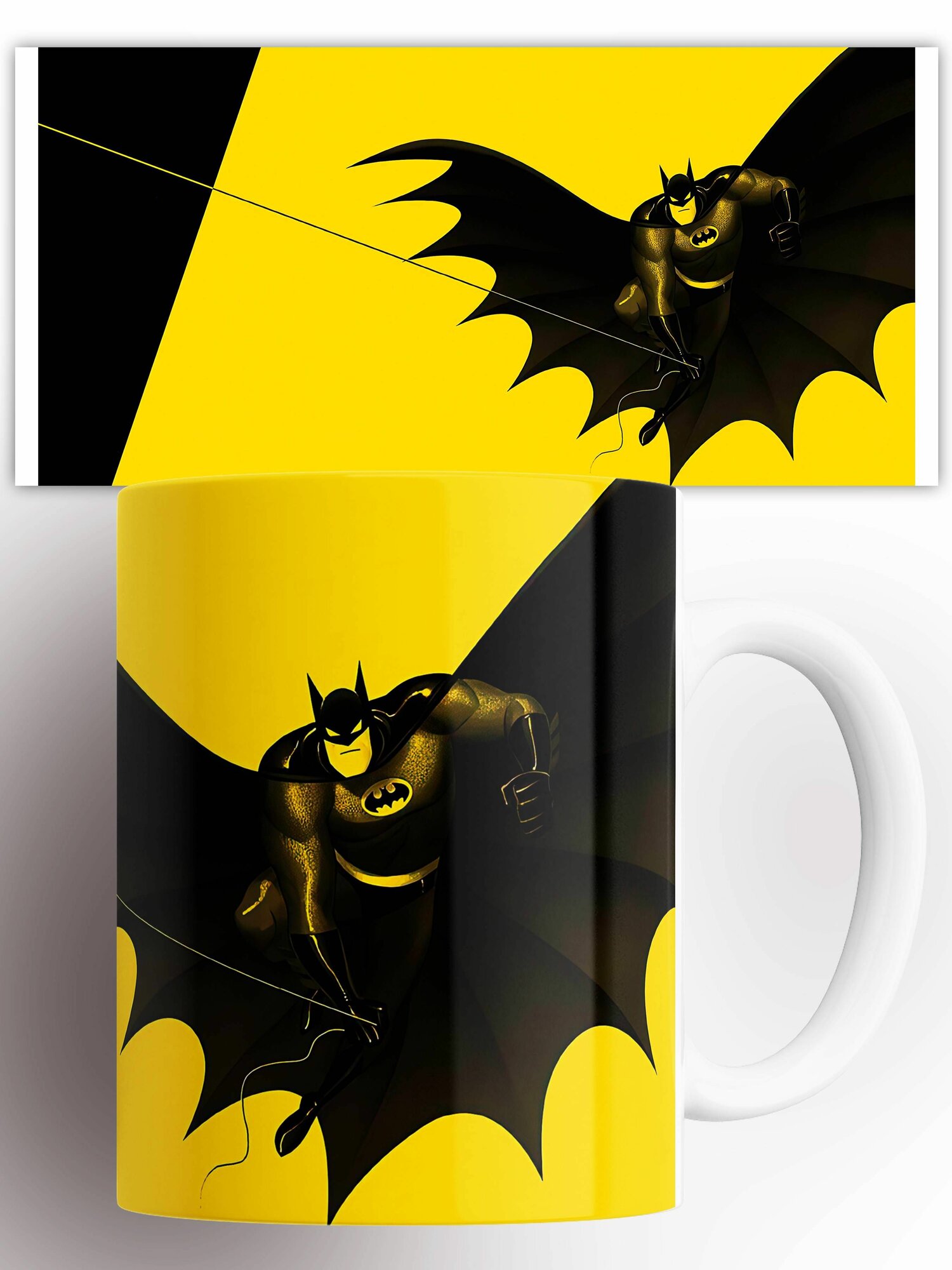 Кружка с принтом DC Бэтмен 330 мл