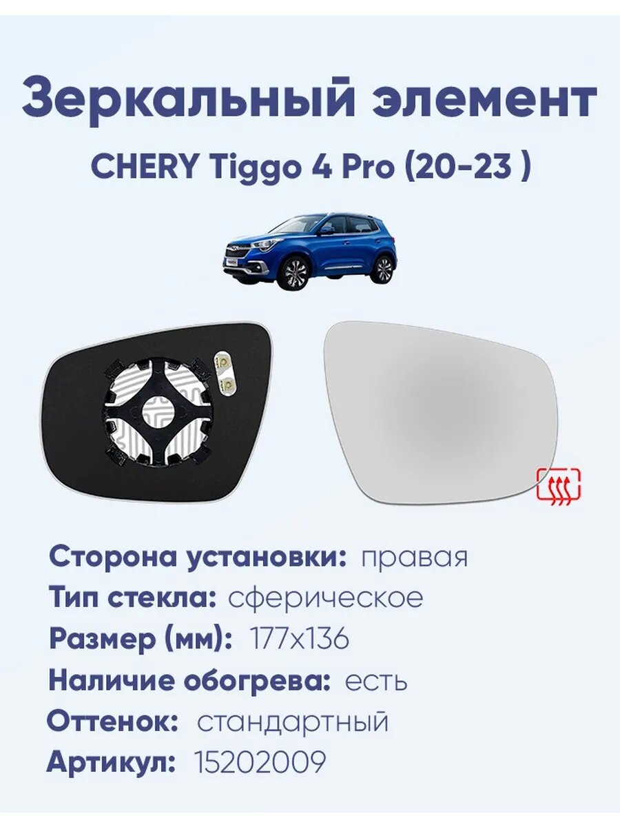 Зеркало CHERY Tiggo 4 Pro (20-23 ) 15202009
