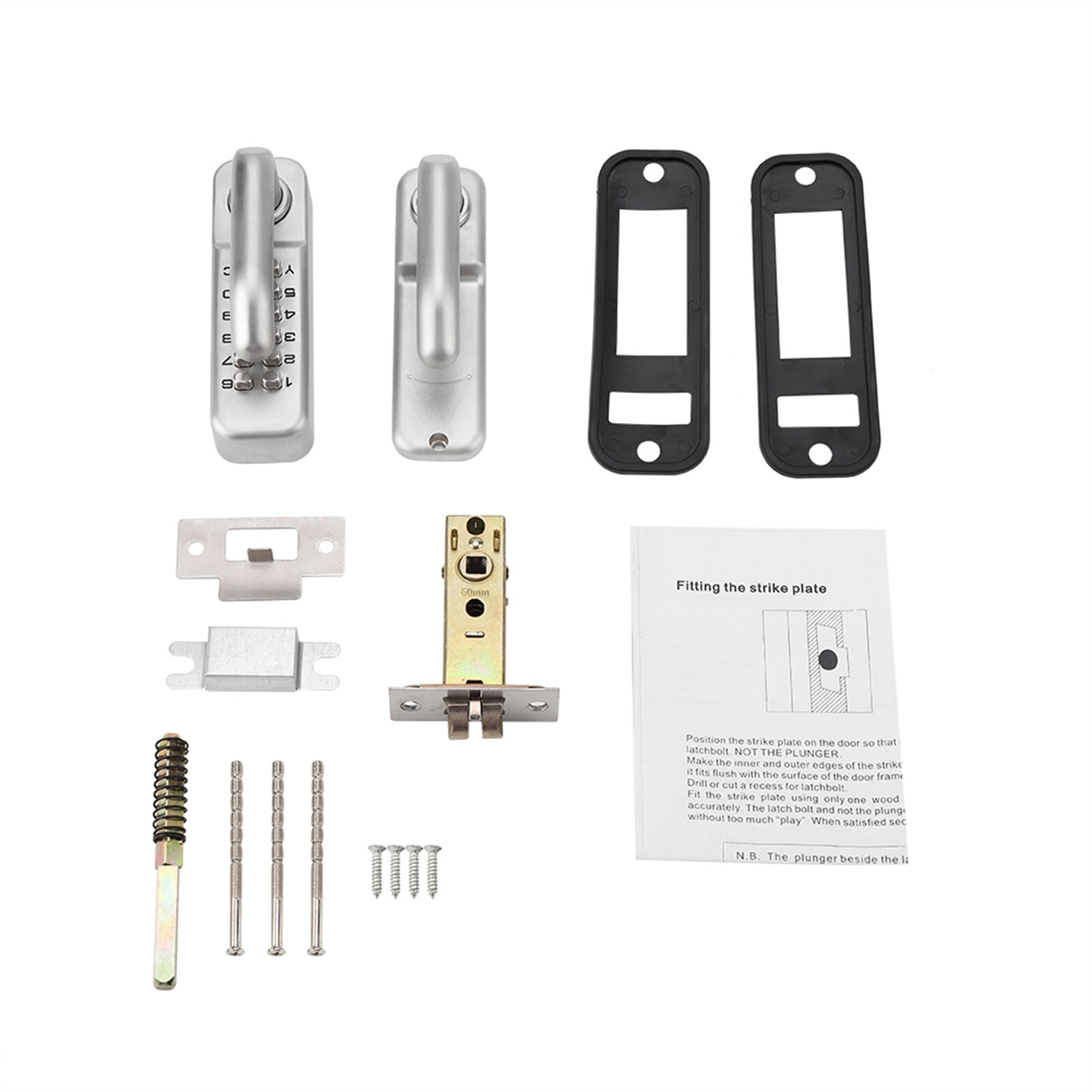 Дверной замок с 1–11-значным кодом, цинковый сплав, удобный пароль, кодовый замок