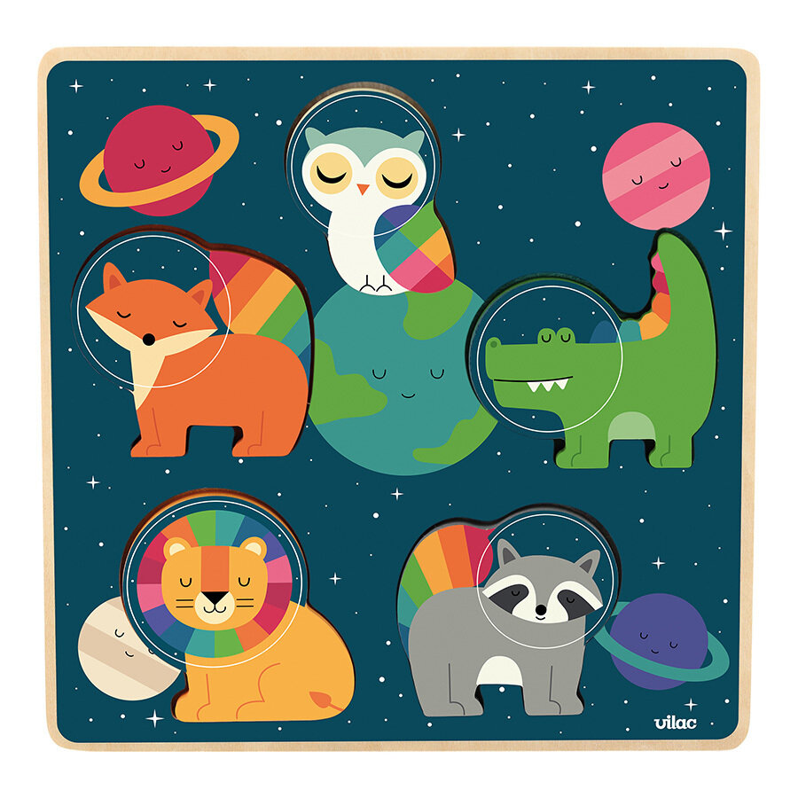 Тактильный пазл Космос