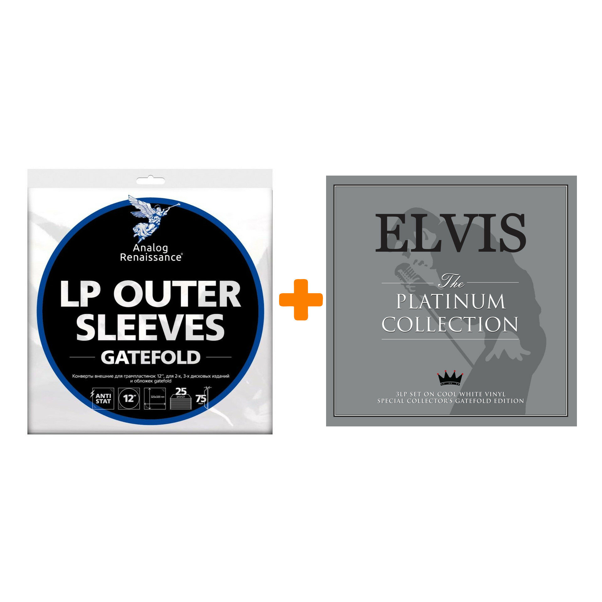 Presley Elvis The Platinum Collection 3LP + Конверт внешний 12" Gatefold 25шт