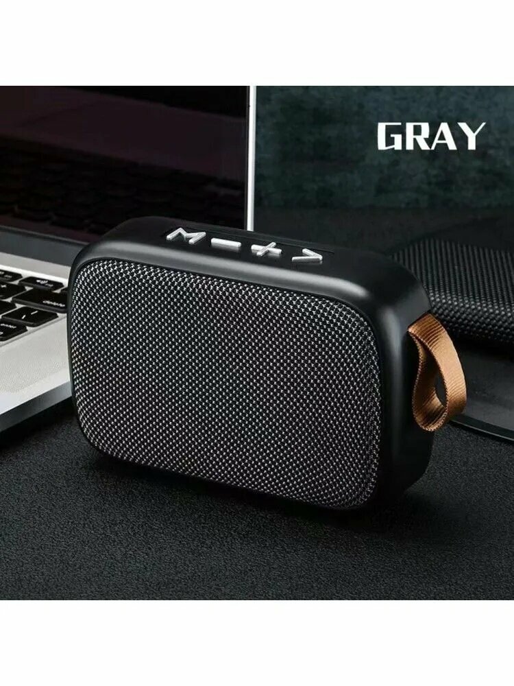 Беспроводная портативная колонка с Bluetooth 5.0, Hi-Fi звуком, поддержкой TF-карт и FM-радио, корпус из ABS-пластика, ч