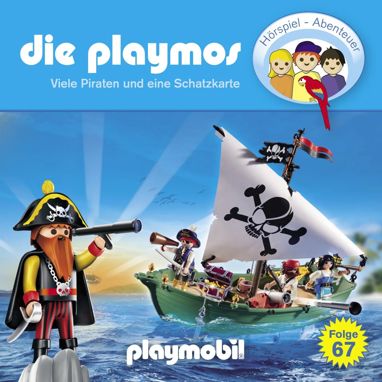 Die Playmos, Folge 67: Viele Piraten und eine Schatzkarte [Аудиокнига]