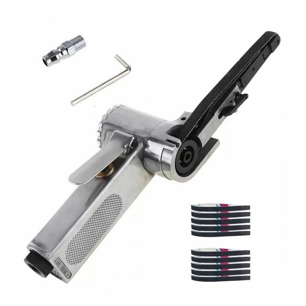 Быстросменный 10-миллиметровый ленточный шлифовальный станок с прочными стальными конструкциями для ремонта кузова автомобиля