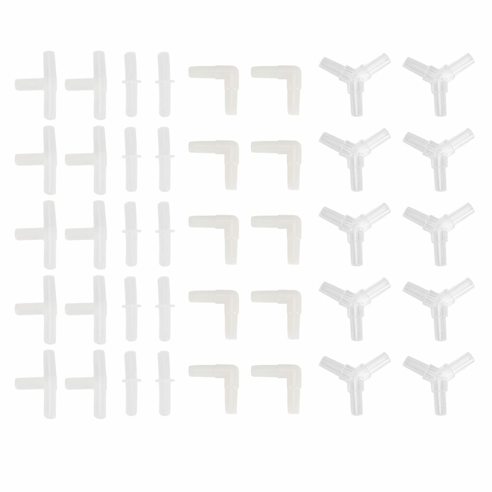 Пластиковые аквариумные воздушные насосы, соединительные трубки, соединители воздушных трубок для аквариума, фитинги