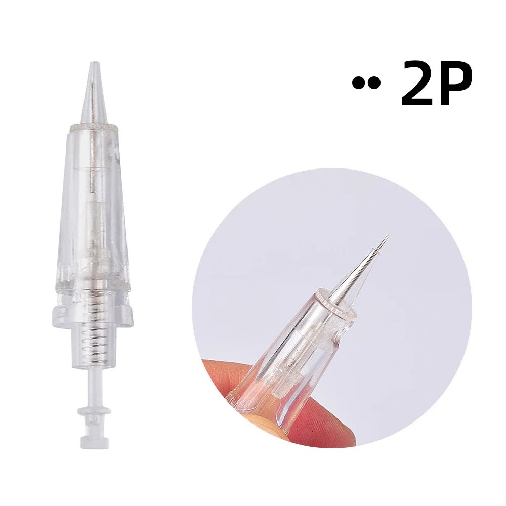 XIMUKA Беспроводная машинка для перманентного макияжа розового золота 2P-Needles- 30pcs
