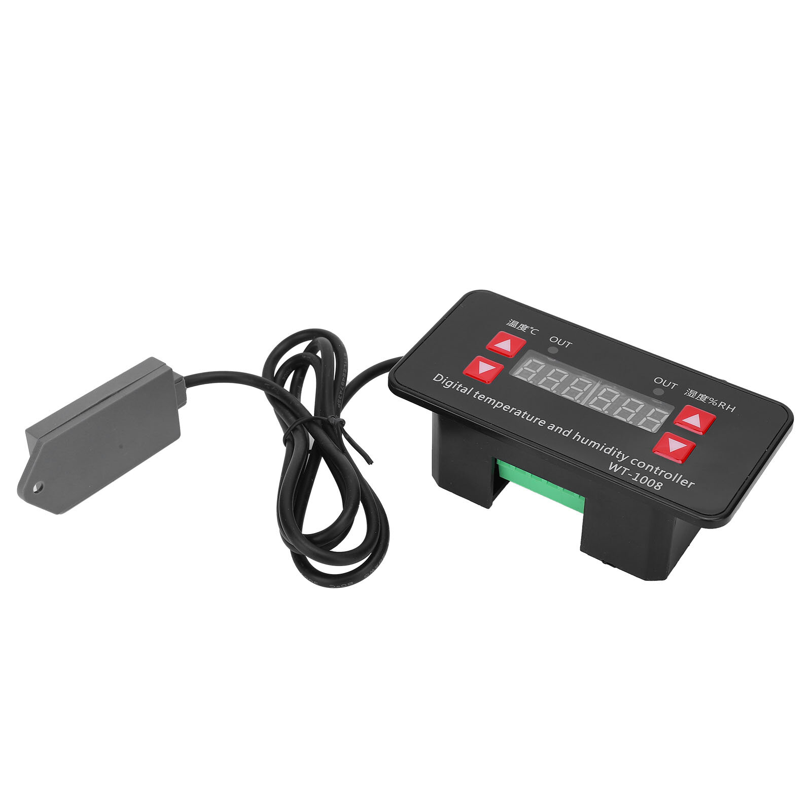 Контроллер температуры и влажности цифровой дисплей тепличный переключатель WT-1008 110-220VAC