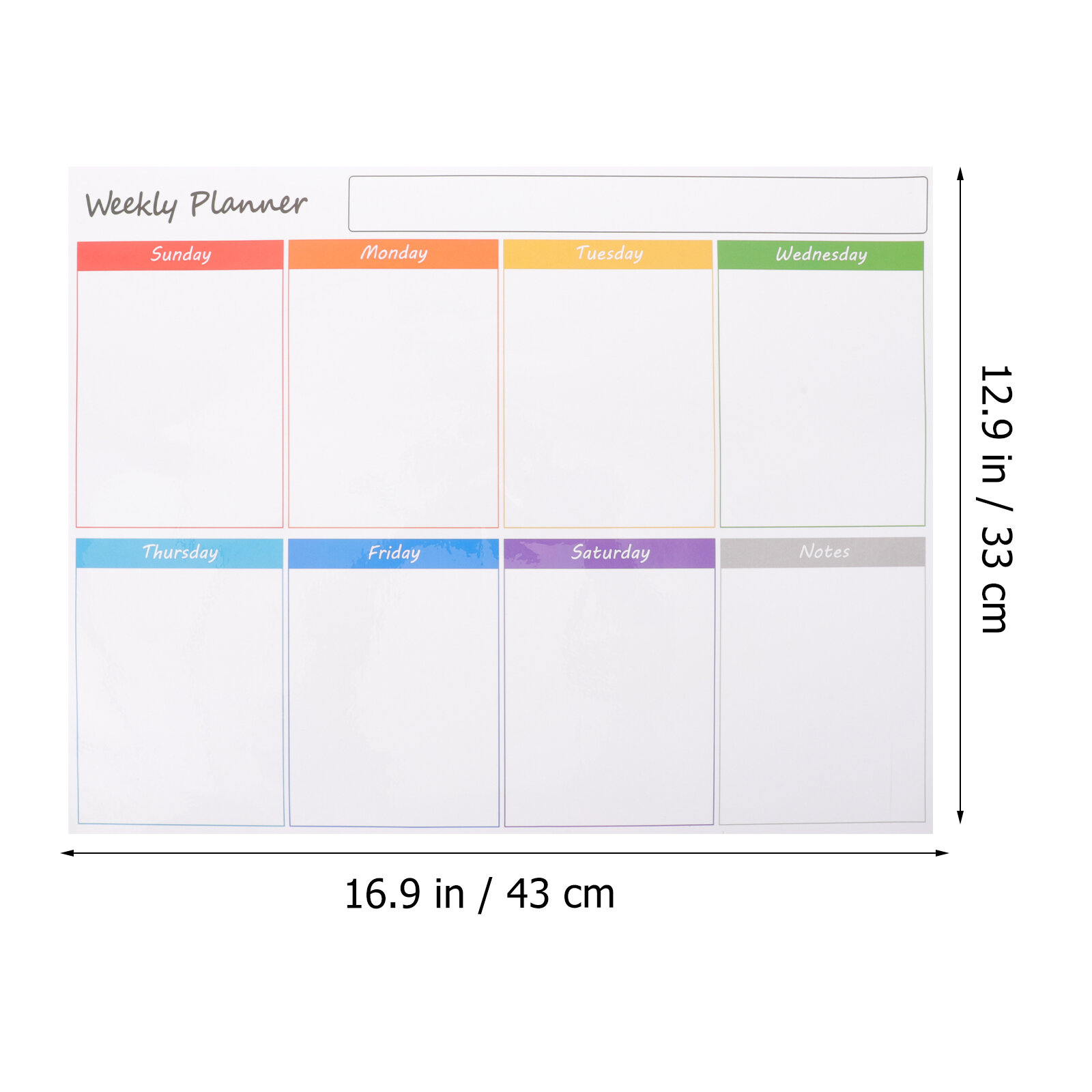 Магнитная Доска Для Планирования С Erasable Поверхностью 43.00X33.00X0.20Cm