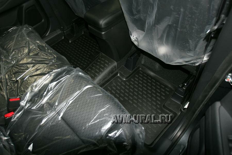 AUTOFAMILY NLC3D3528210 Коврики 3D в салон MITSUBISHI Outlander, 2012-2015, 2015->, 2 WD, 4 WD, 4 шт. (полиуретан)
