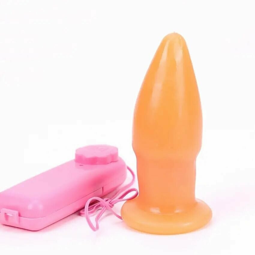 Анальная пробка вибро с вибрацией, анальный стимулятор