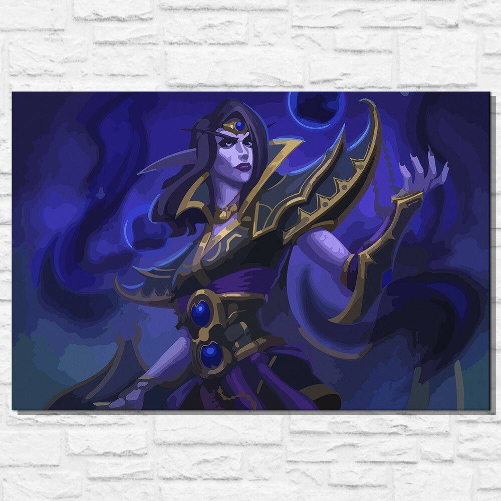 Картина по номерам на холсте игры world of warcraft (ксалатат, the war within, боги) - 14598 60х40