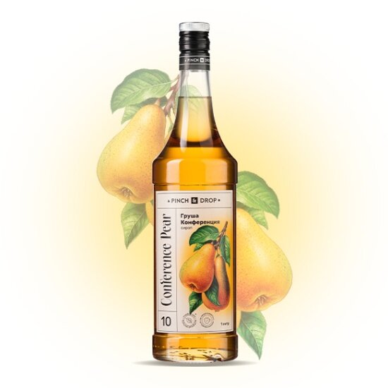 Сироп Pinch&drop Груша, стекло, 1л