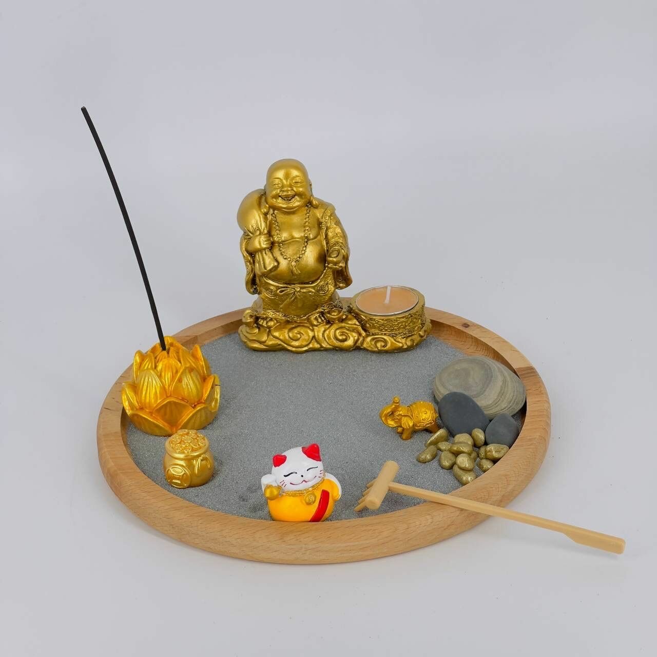 Дзен сад Хотей и талисманы богатства и удачи