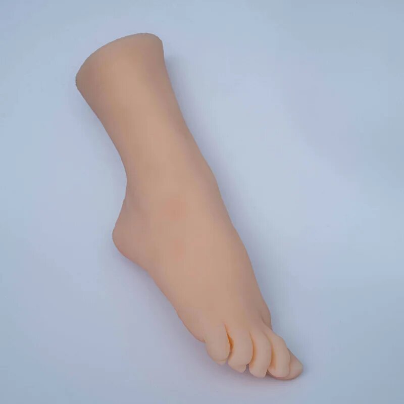 Модель ноги из силикона CNDK для маникюра Left foot skeleton