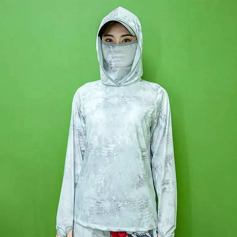 Рубашка для рыбалки DIAOLIAN 20255, защита от ультрафиолета UPF50 +, защита от солнца, быстросохнущая, дышащая, впитывающая влагу, одежда для рыбалки с белым драконом