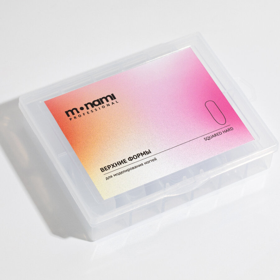 Верхние формы для моделирования ногтей Monami Professional "Squared hard"
