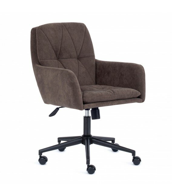 TetChair Кресло GARDA флок, коричневый
