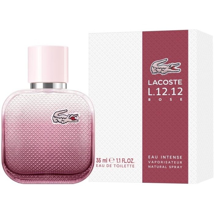Lacoste, Eau de Lacoste L.12.12 Rose Eau Intense, 35мл, Туалетная вода Женская
