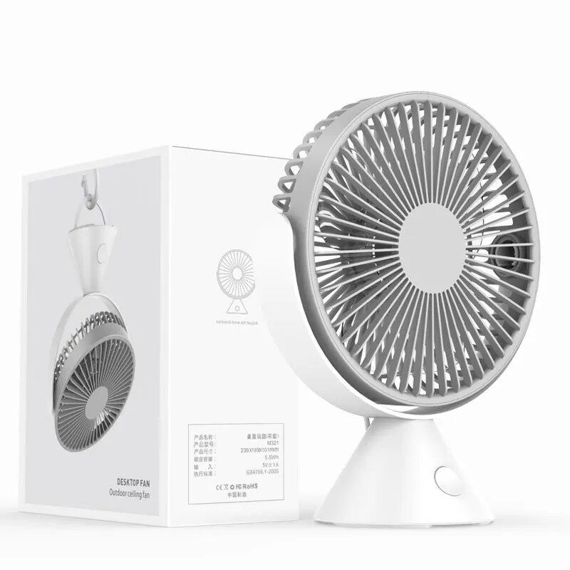 Xiaomi YOUPIN Портативный настольный вентилятор grey