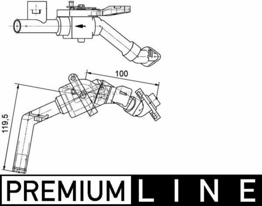 MAHLE CV8000P Клапан охлаждения