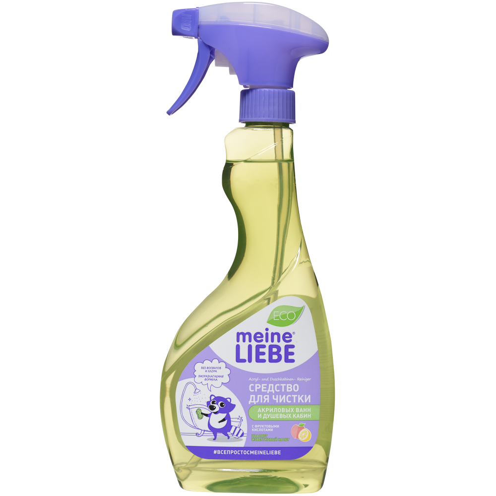 MEINE LIEBE Средство для чистки акриловых ванн и душевых кабин 500мл