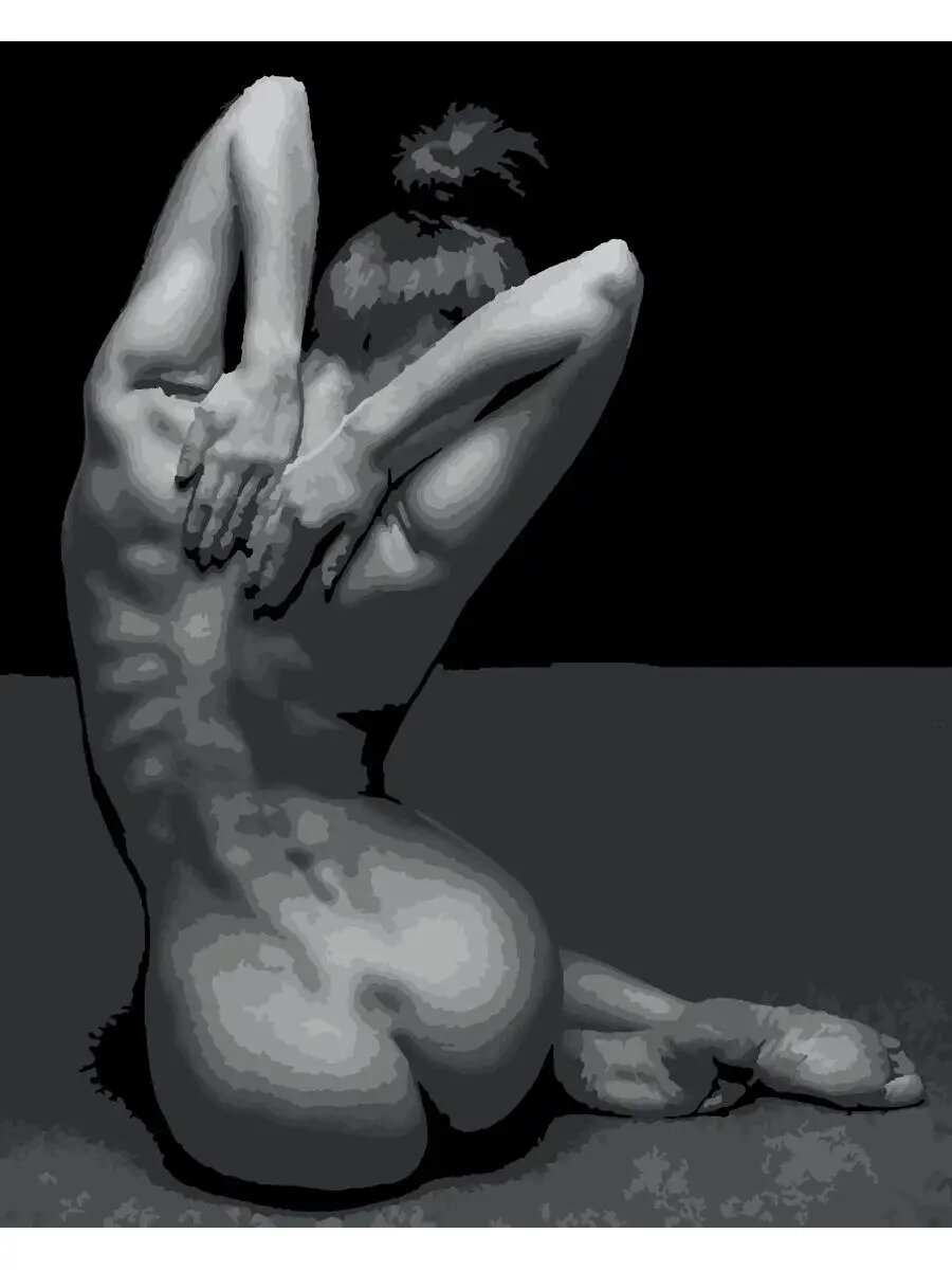 Картина Тут рисуют Страсть, на холсте, на подрамнике, краски, 40 см x 50 см