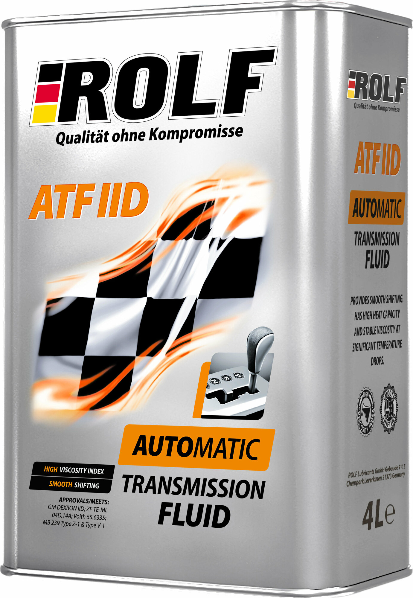 Масло трансмиссионное ROLF ATF II 4л