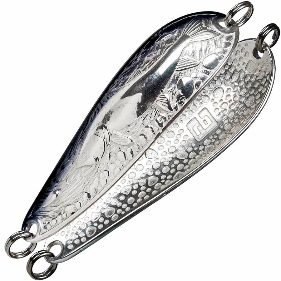 Блесна из латуни на лосося, покрыта серебром RB Адмирал 32гр - 28