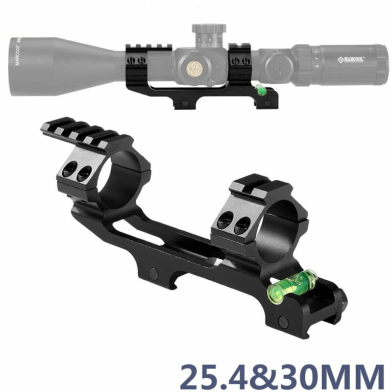 Консольные крепления для прицела, легкие, полые, с пузырьковым уровнем, кольца 1 дюйм, 30 мм, для планок Пикатинни Вивер 20 мм