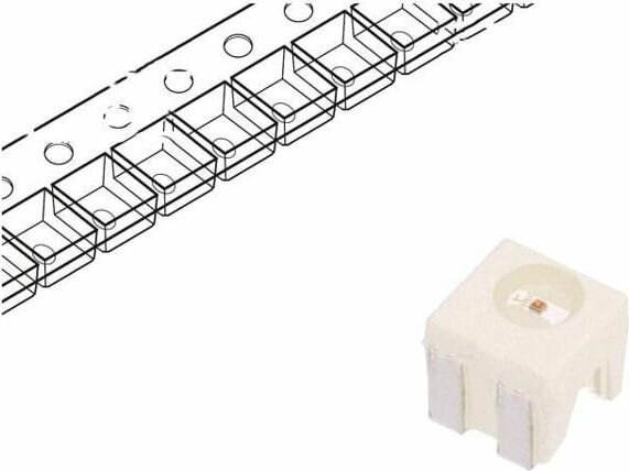 Светодиод OSRAM LY A67F-U2AB-36 LED SMD 4040 yellow 3.03?4.8lm 900?1800mcd 4.2x4.2x2.85mm 1 шт