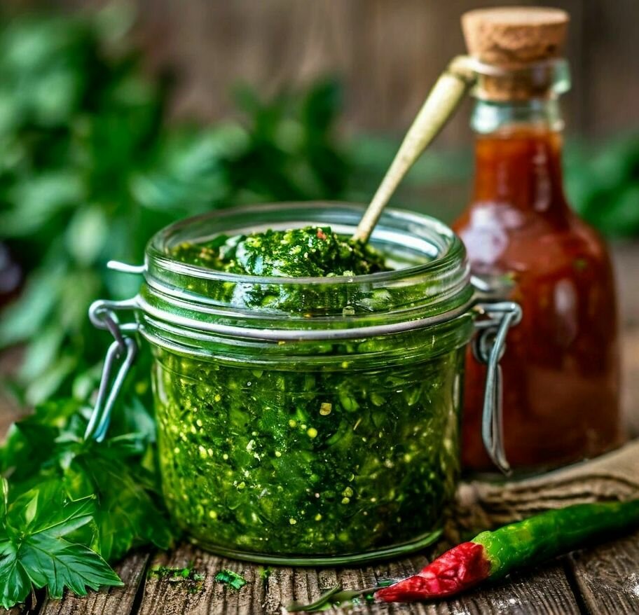 Сухая Аджика Зеленая Острая 1000г.