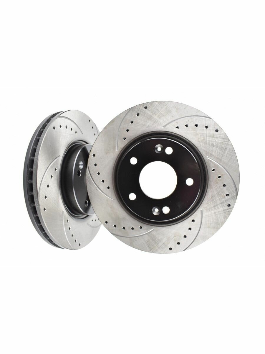 Диск тормозной передний перфорированный для HYUNDAI Tucson, Sonata; KIA Sportage, SB NAGAMOCHI BR11120PSET