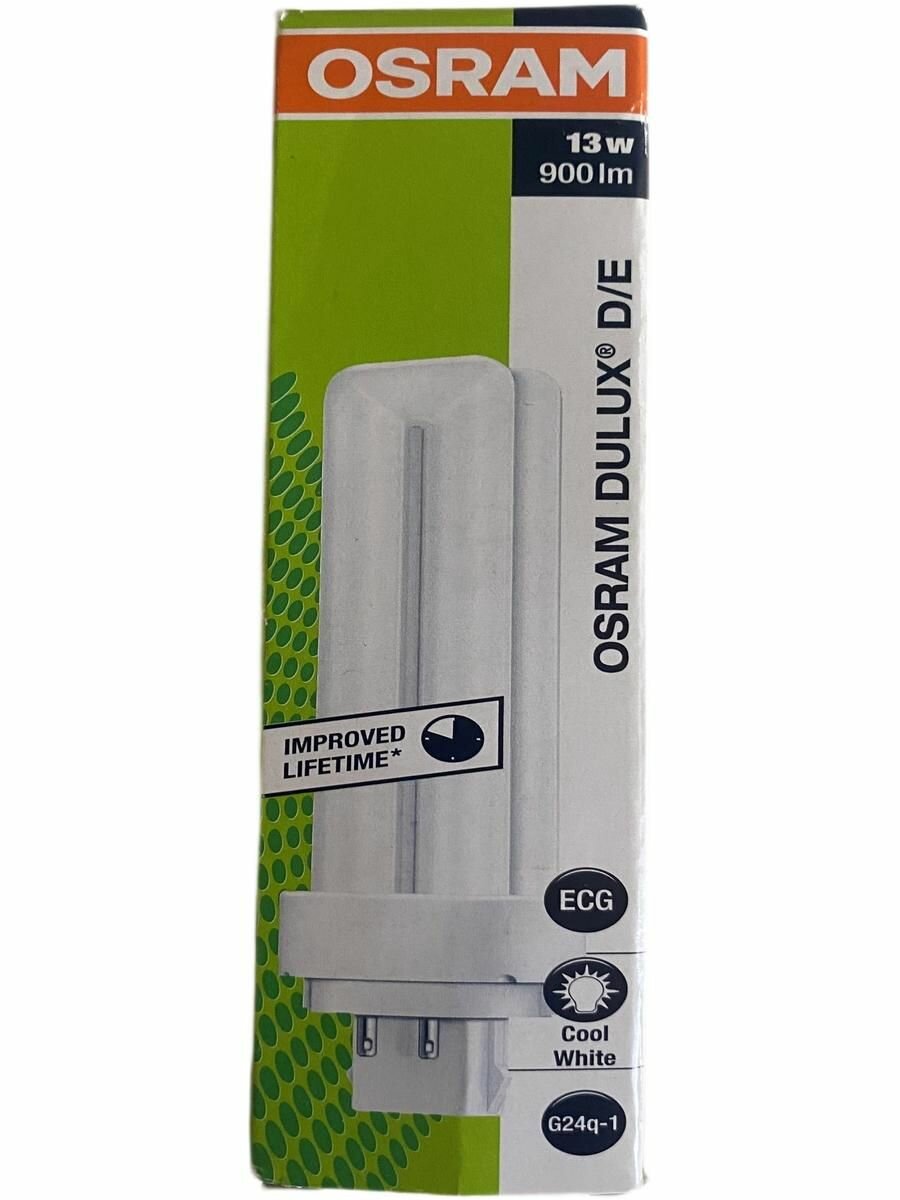 Osram Лампочка G24q-1 13w/840 Dulux D E Lumilux cool white