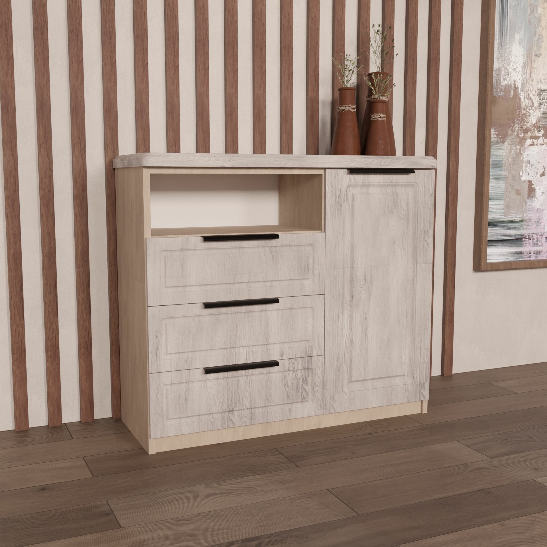 Комод 1000 Катерина профильные ручки