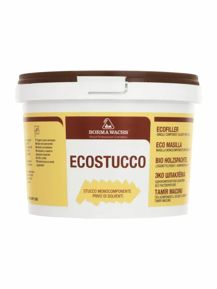 BORMA WACHS Шпаклевка водная Ecostucco (5кг) цв.60 (черный)